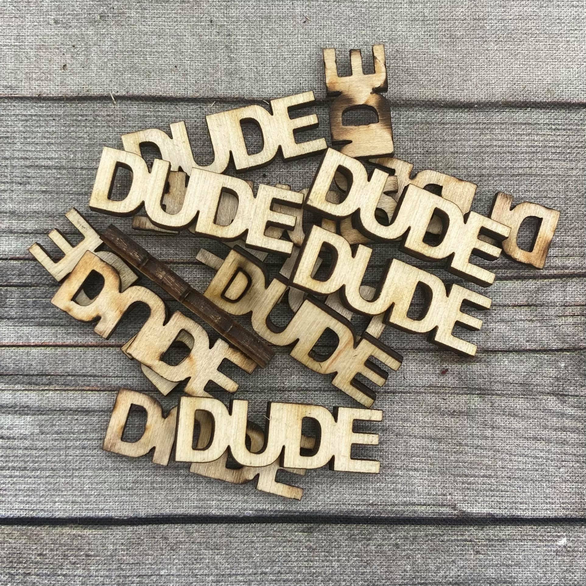 Dude Wood Confetti – Leopard Spot Design